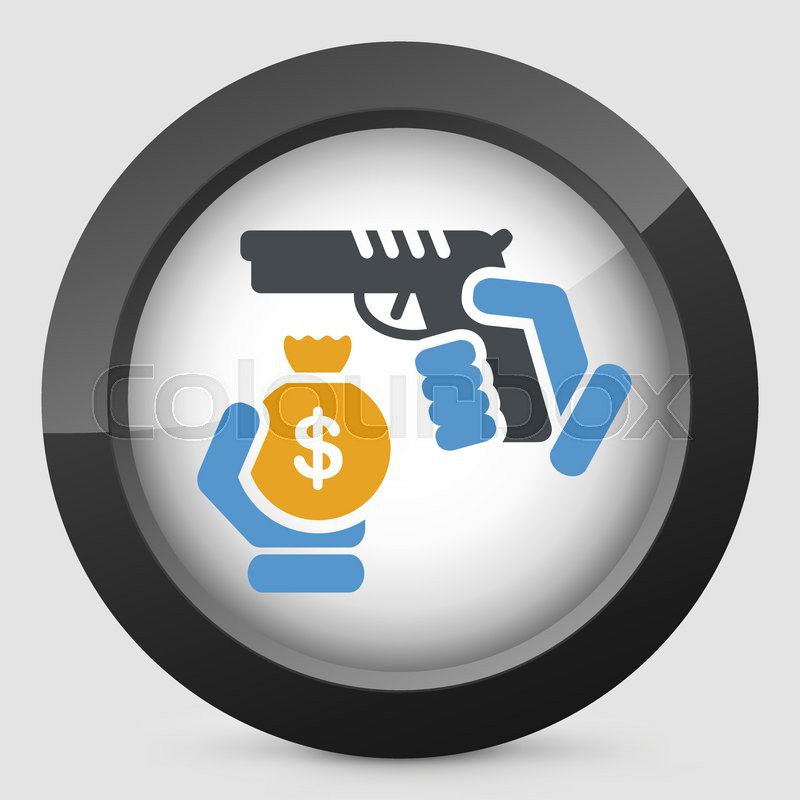 Robbery icon | Stock vector | Colourbox