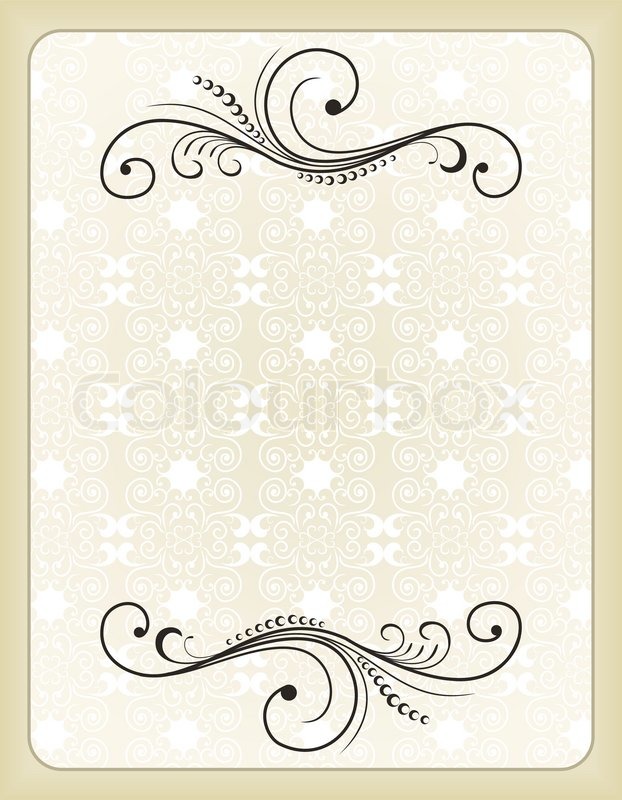 Illustration vintage background card ... | Stock vector | Colourbox