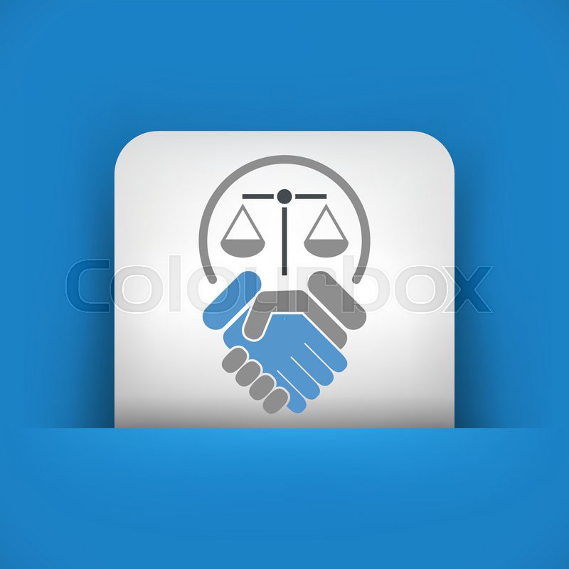 Legal agreement icon | Stock vector | Colourbox