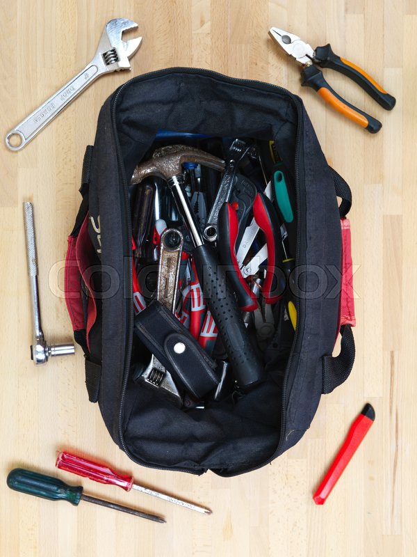 A close up shot of workshop items | Stock image | Colourbox
