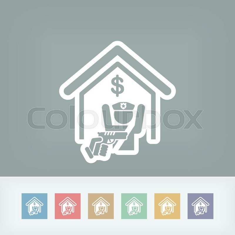 Heist Icon Stock Vector Colourbox