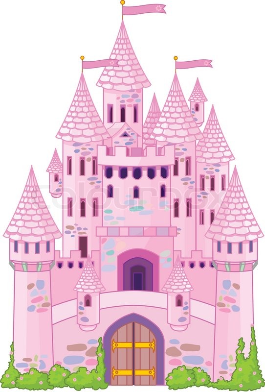 Castle, princess, vector | Stock Vector | Colourbox