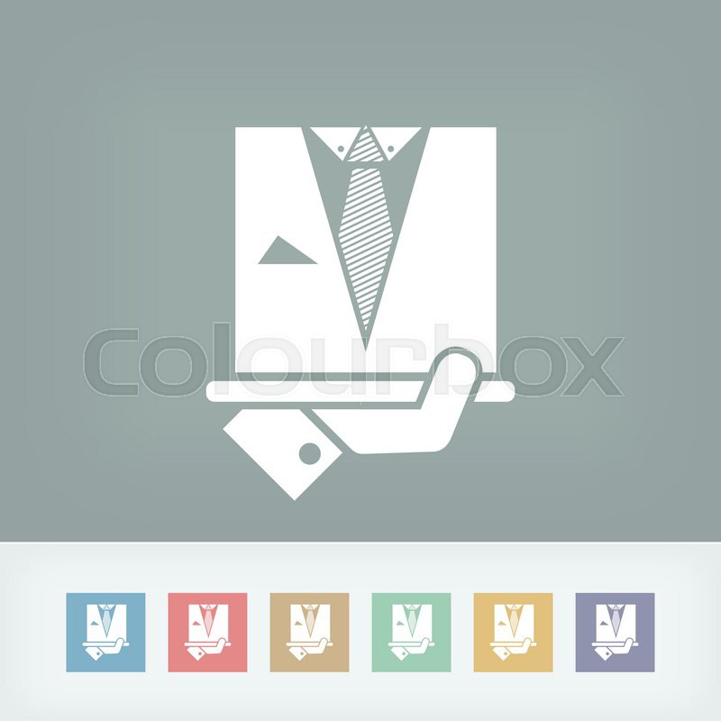 Fashion man dress icon | Stock vector | Colourbox