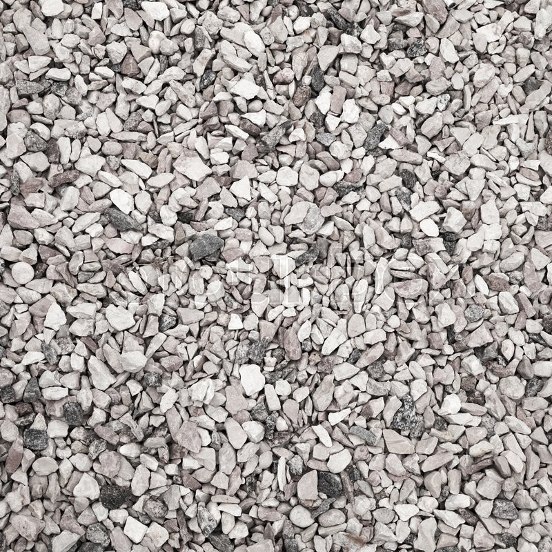 Gray industrial gravel, square ... | Stock image | Colourbox