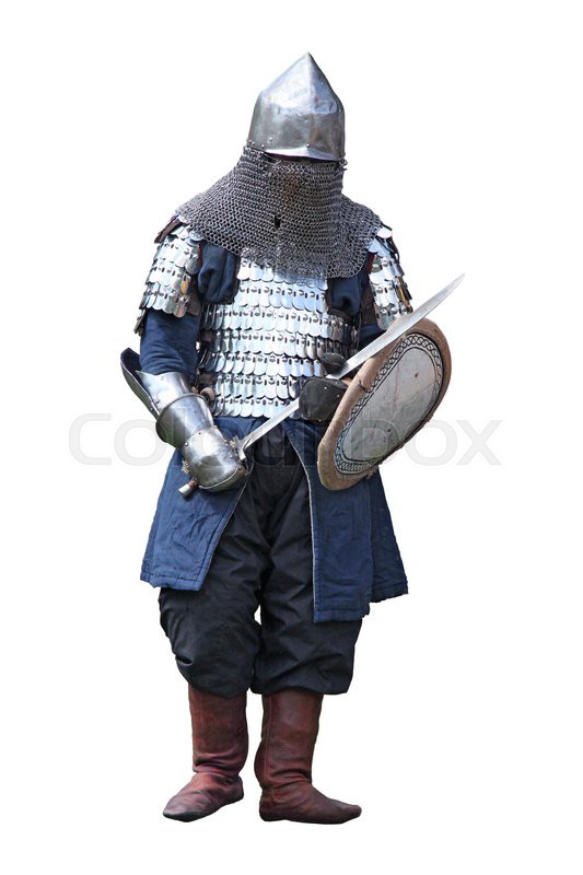 Knight with sword and shield | Stock image | Colourbox