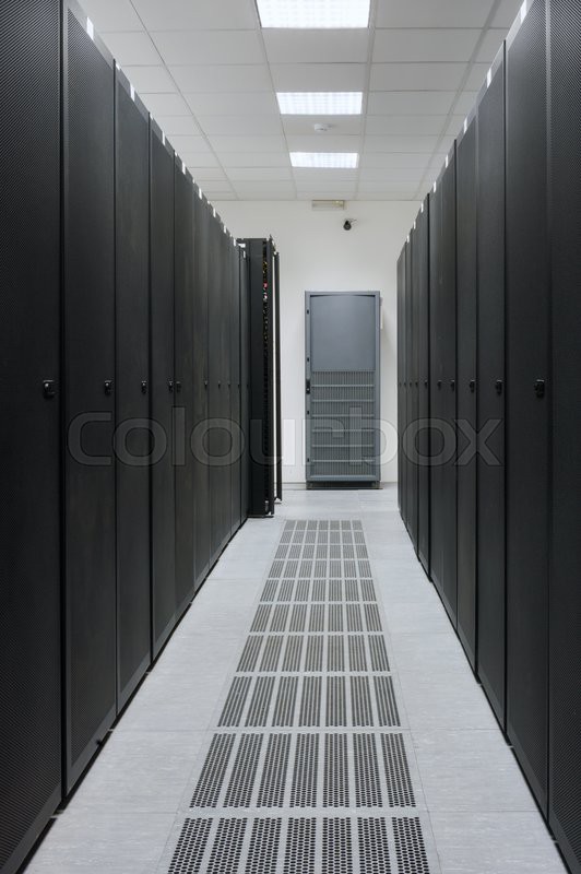 Real Server Room at Data Center - ... | Stock image | Colourbox