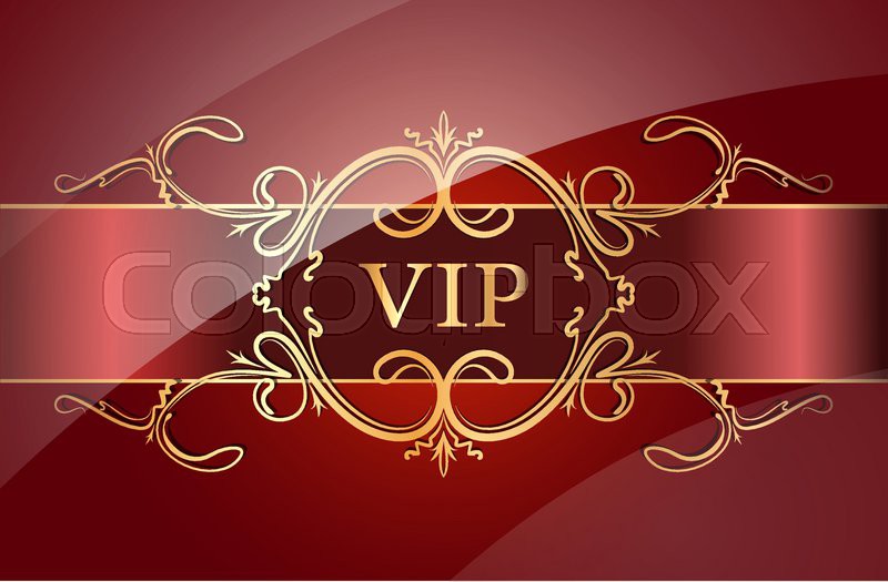 VIP design. Vector illustration. | Stock vector | Colourbox
