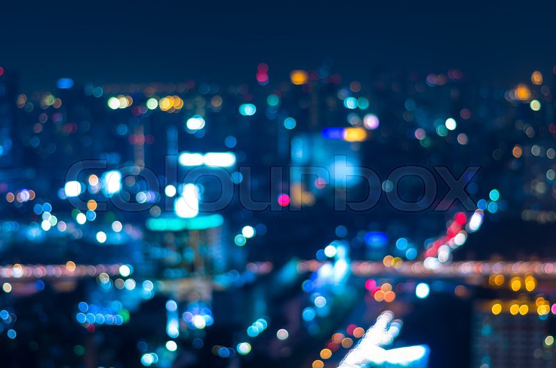 Cityscape background, Blurred Photo ... | Stock image | Colourbox