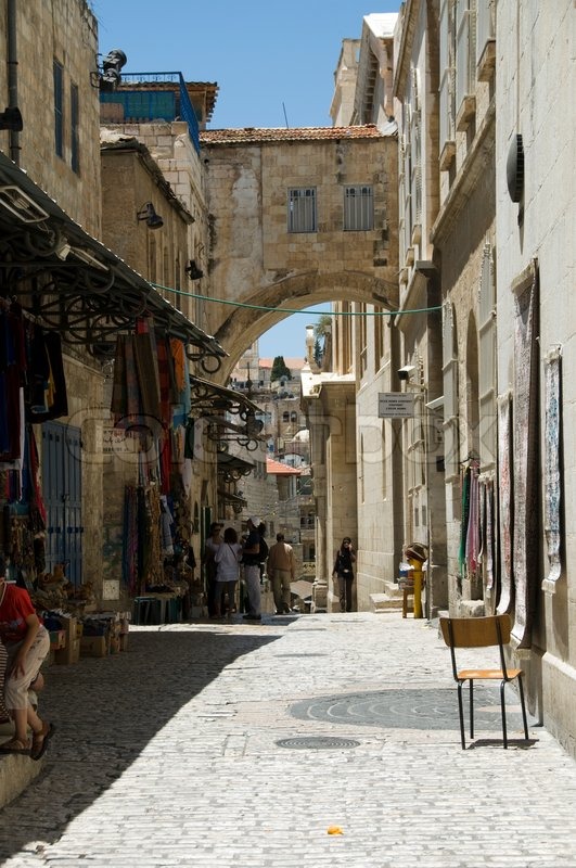 Street jerusalem | Stock image | Colourbox