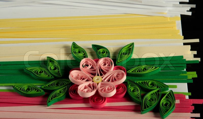 Souvenir from the color paper, made by ... | Stock image | Colourbox