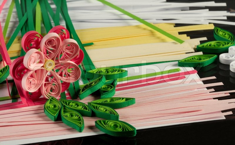 Souvenir from the color paper, made by ... | Stock image | Colourbox