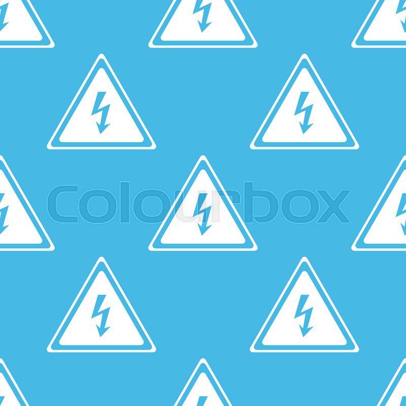 Voltage blue with white seamless ... | Stock vector | Colourbox
