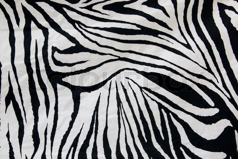 Texture of zebra style fabric | Stock image | Colourbox