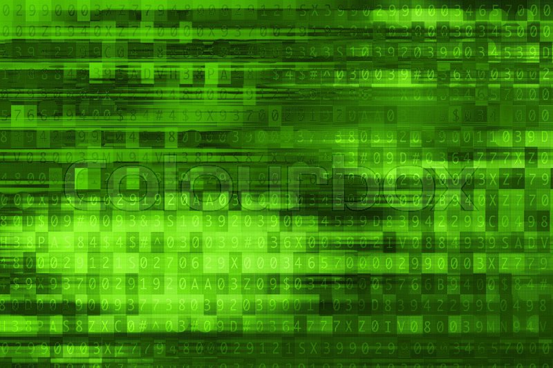 Digital Green Background. Cool Abstract ... | Stock image | Colourbox