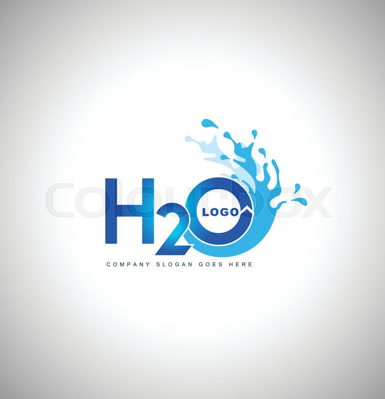 H2o Water Logo