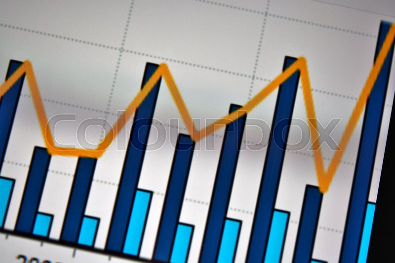 Grafer og statistikker | Stock foto | Colourbox