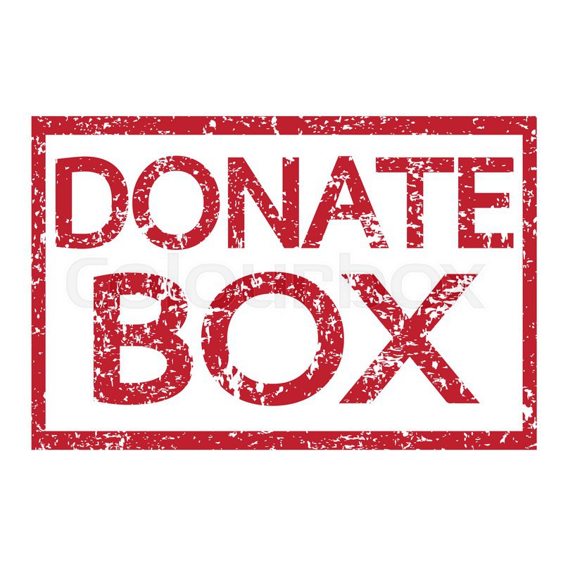 Stamp text DONATE BOX | Stock vector | Colourbox