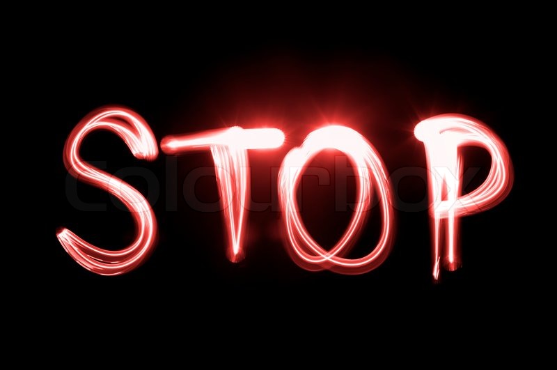 Wort Stop geschrieben mit Taschenlampe | Stock Bild | Colourbox Wort Stop geschrieben mit Taschenlampe | Stock Bild | Colourbox