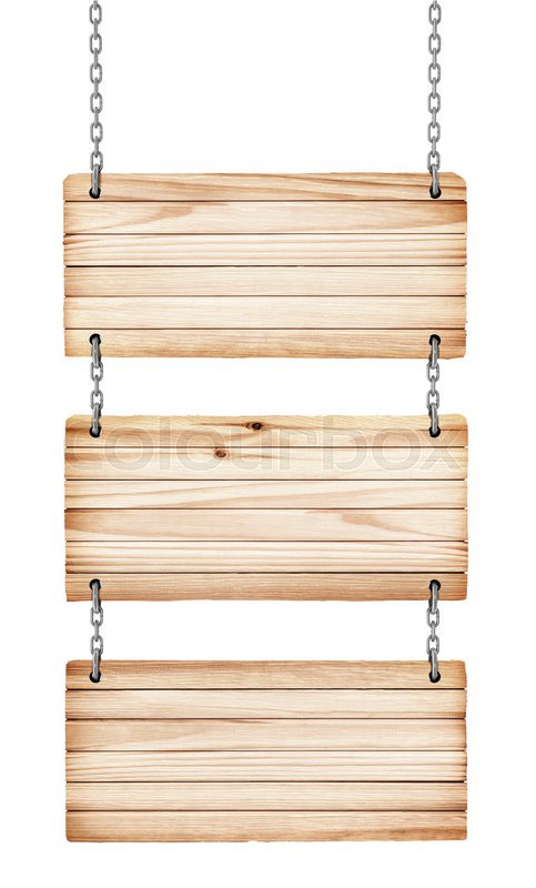 Vintage Wood Plank Signs