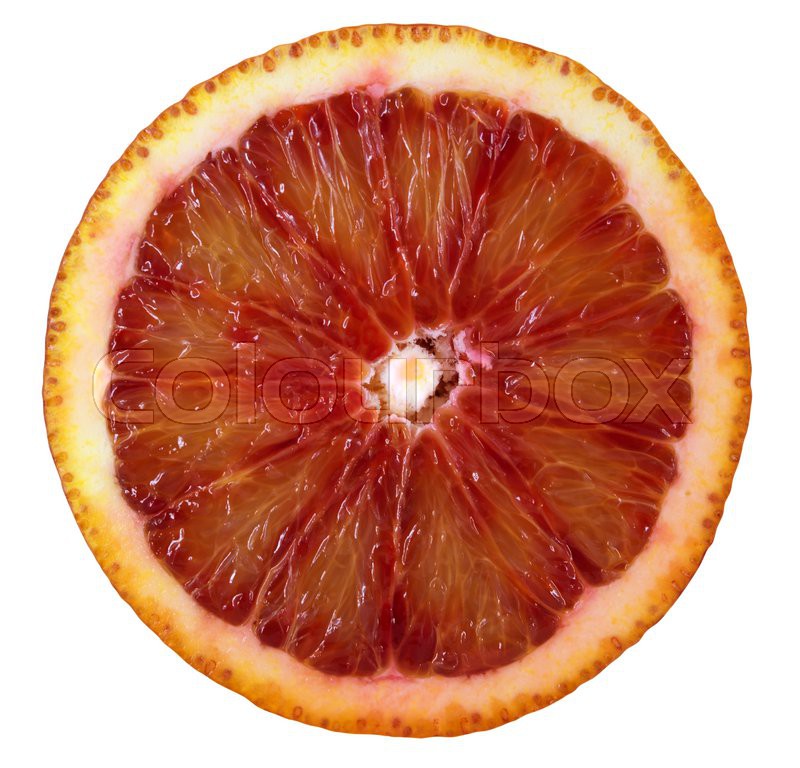 Orange Slice Close Up