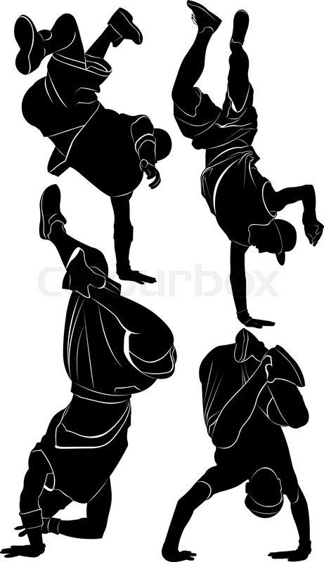 Collection breakdance break dance | Stock vector | Colourbox