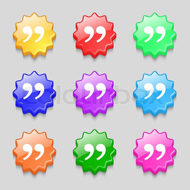 End Quote Symbol