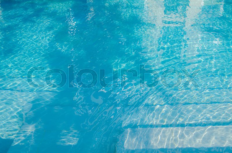 Beautiful pool water reflecting in the ... | Stock image | Colourbox