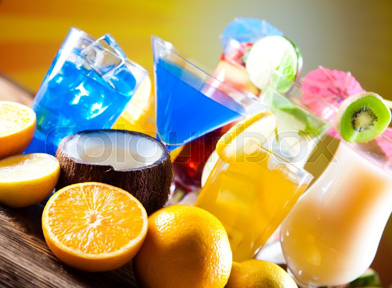 Alcohol drink, natural colorful tone | Stock image | Colourbox