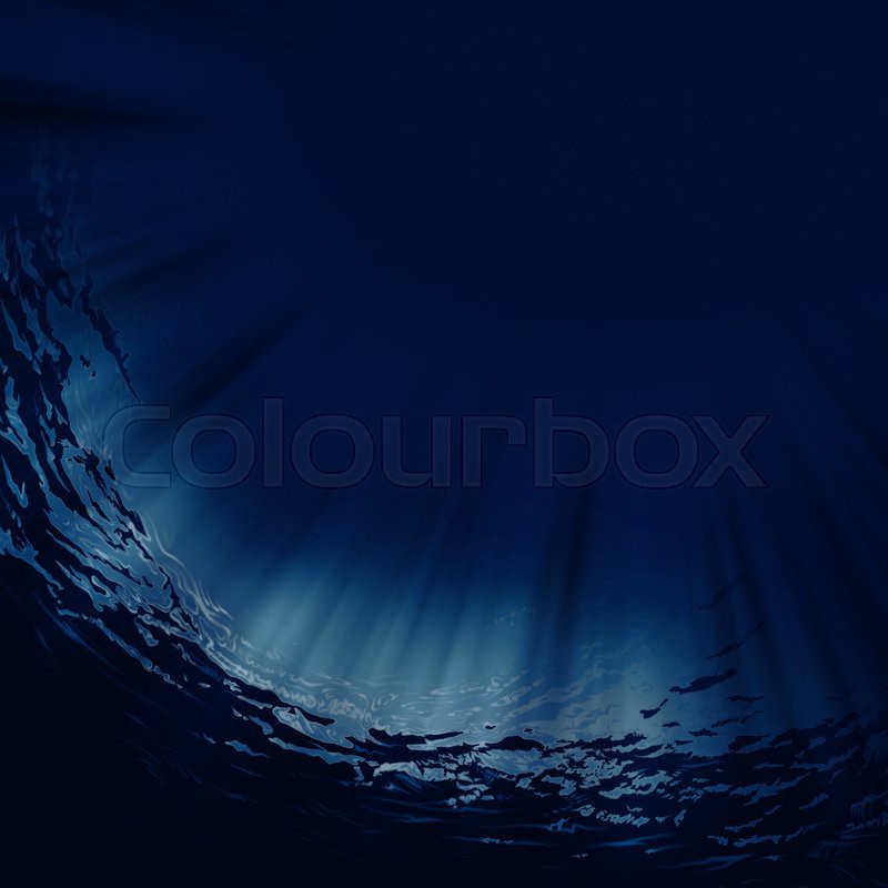 Deep water, abstract natural ... | Stock image | Colourbox