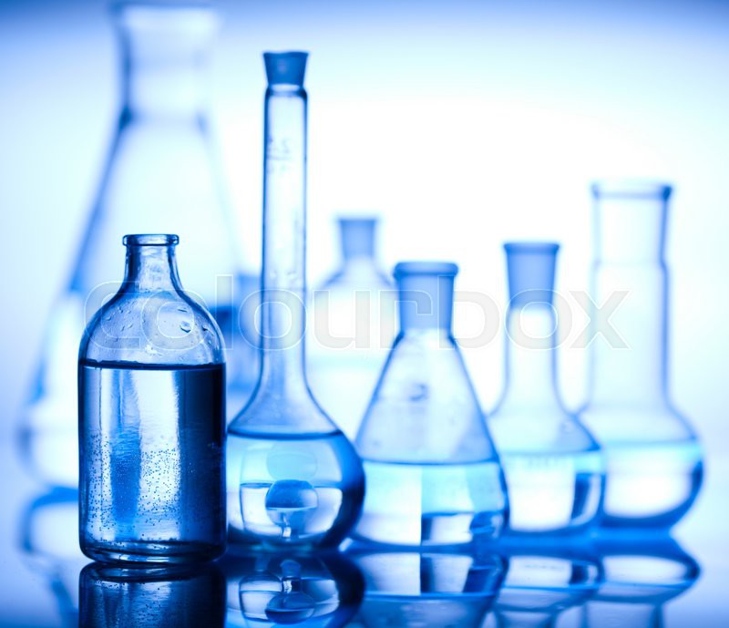 Chemistry, bright modern chemical ... | Stock image | Colourbox
