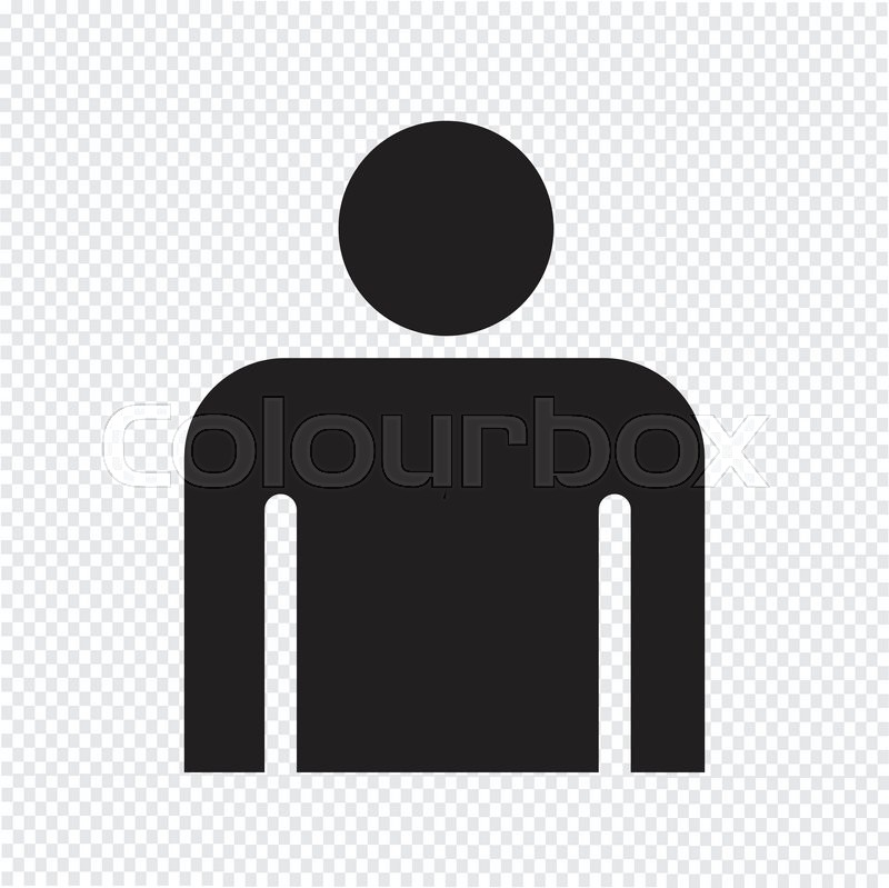 Person symbol , User sign icon | Stock vector | Colourbox