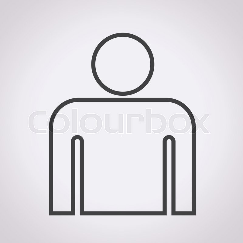 Person symbol , User sign icon | Stock vector | Colourbox