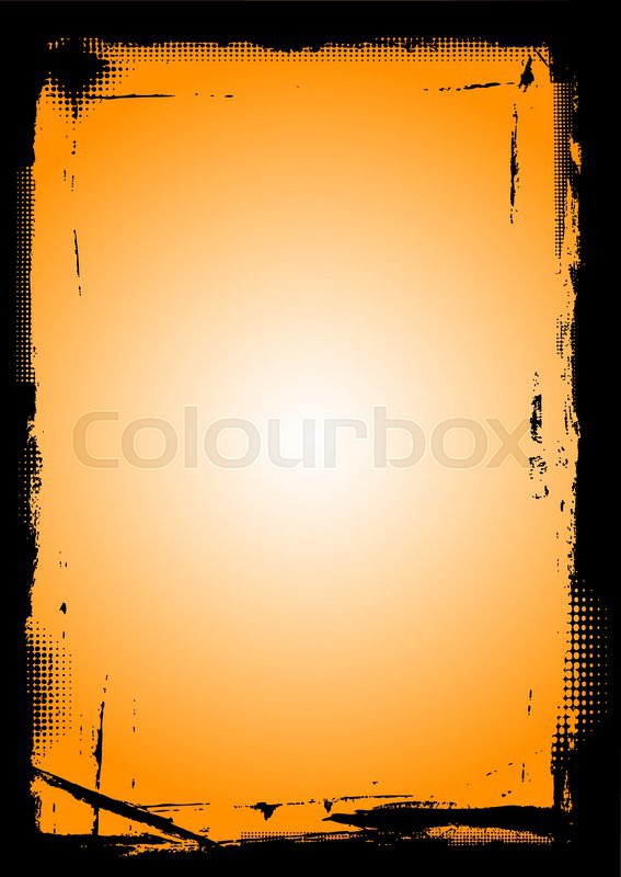 Full Page black border with fading ... | Stock vector | Colourbox