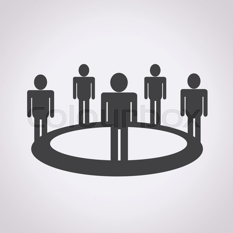People Team icon | Stock vector | Colourbox