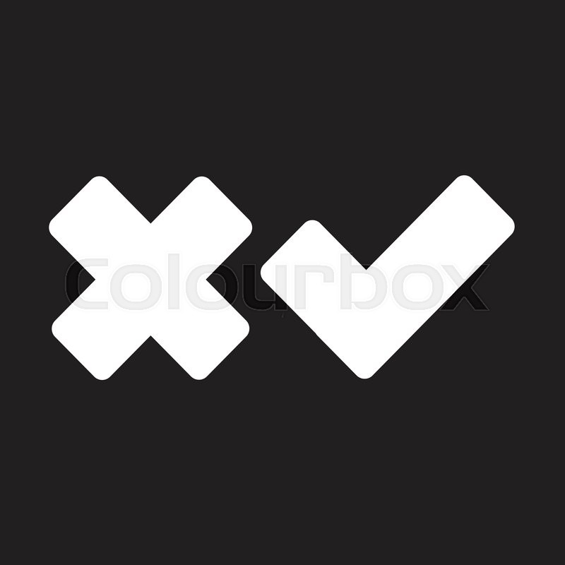 Right Wrong Mark Icon