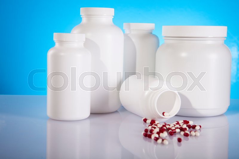 Supplements background, bright colorful ... | Stock image | Colourbox