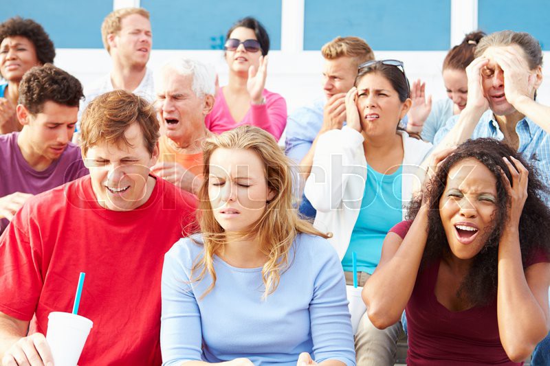 Disappointed Spectators At Outdoor ... | Stock image | Colourbox