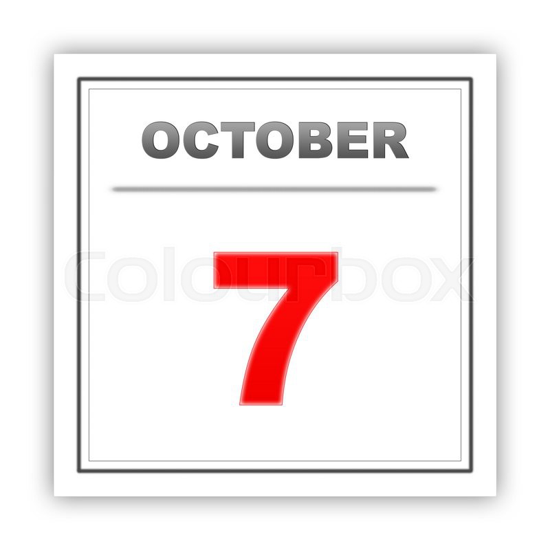 7 Day Calendar Clipart Red