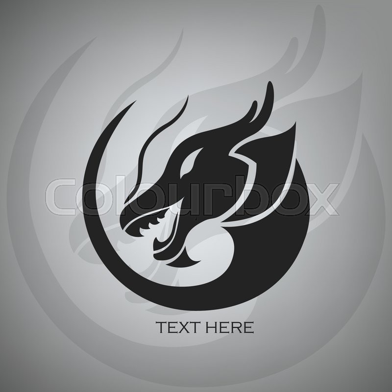 Dragon logo vector design template, ... | Stock vector | Colourbox