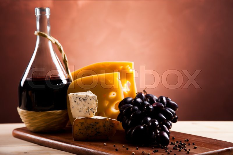 Cheese still life, saturated ambient ... | Stock image | Colourbox