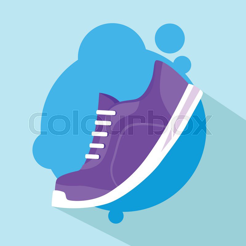 Running Shoe Vector