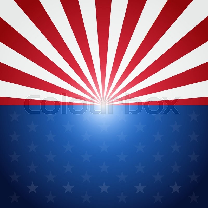 USA flag pattern ... | Stock Vector | Colourbox