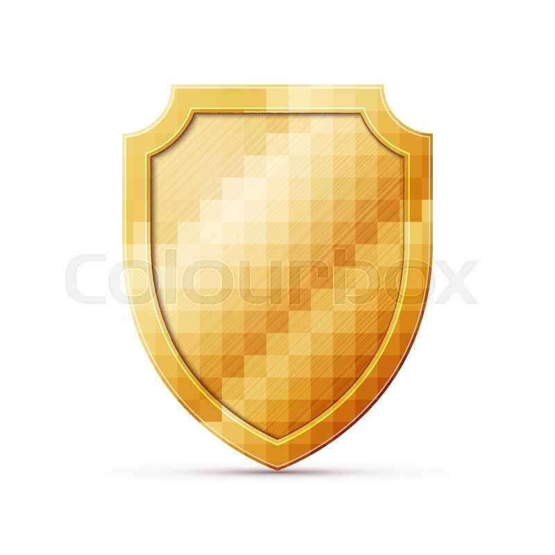 Shield Gold Vector