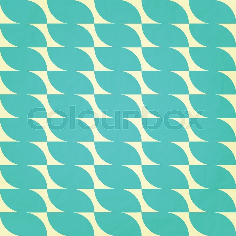 Abstract, seamless pattern with cyan ... | Stock vector | Colourbox