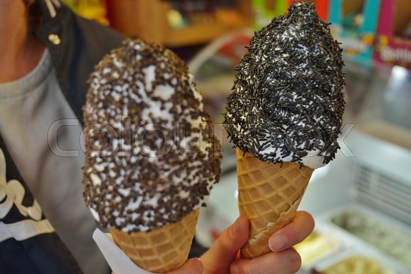 Softice i isbutik | Stock foto | Colourbox