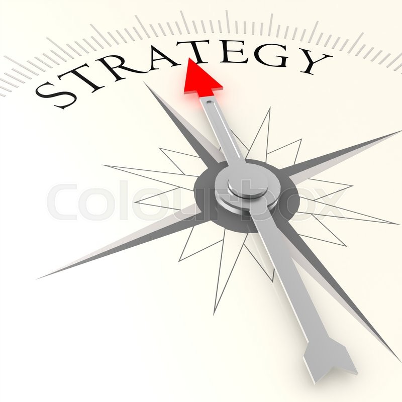 Strategy compass image with hi-res ... | Stock image | Colourbox