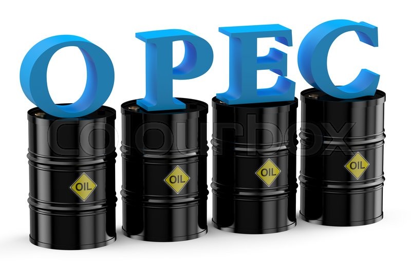 OPEC concept isolated on white ... | Stock image | Colourbox