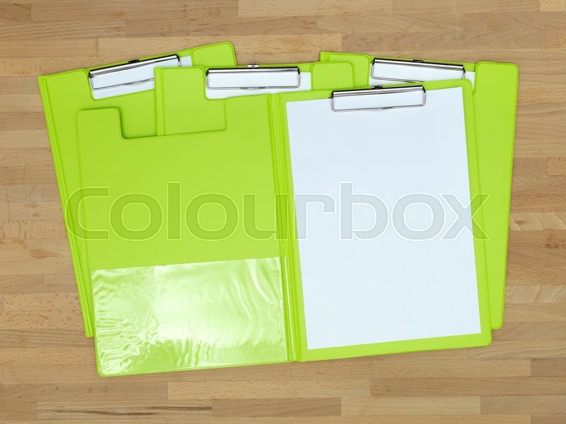 A close up shot of flip folders | Stock image | Colourbox