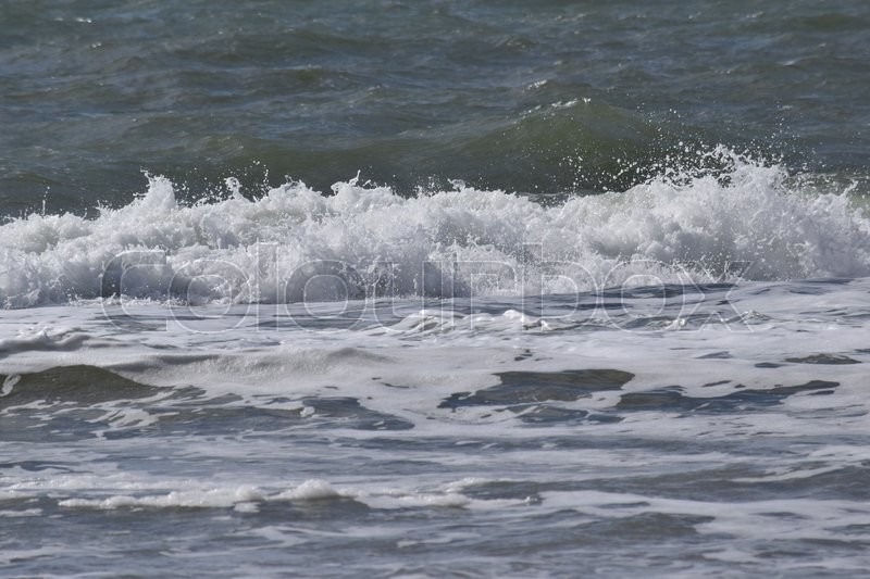Foaming waves rolling | Stock image | Colourbox