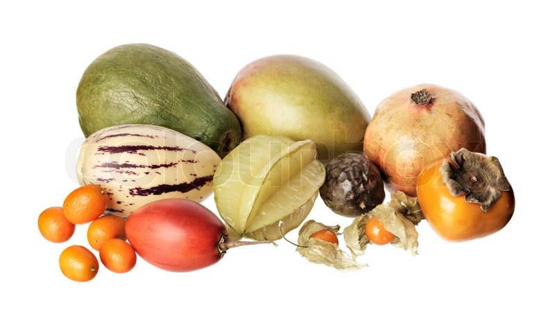 Verschiedenen exotischen Früchten ... | Stock Bild | Colourbox